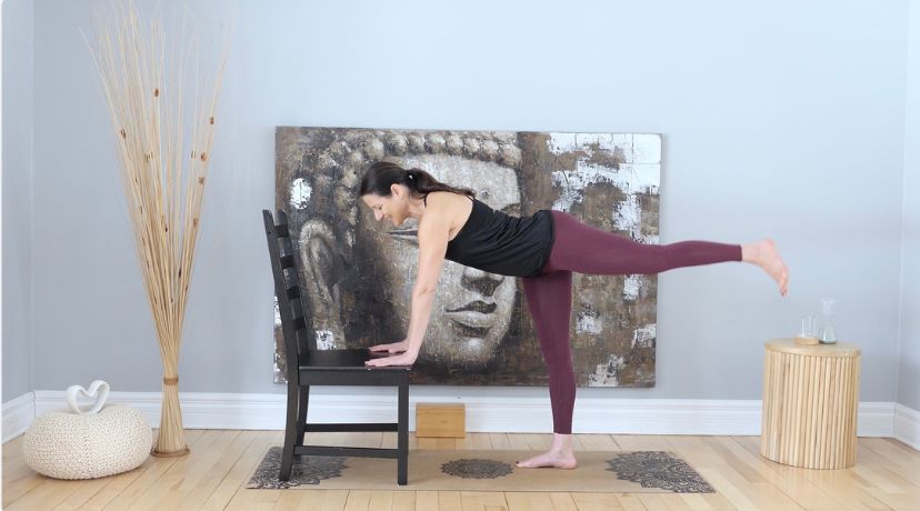 Pilates débutant sur chaise - Éden Santé Mieux-être